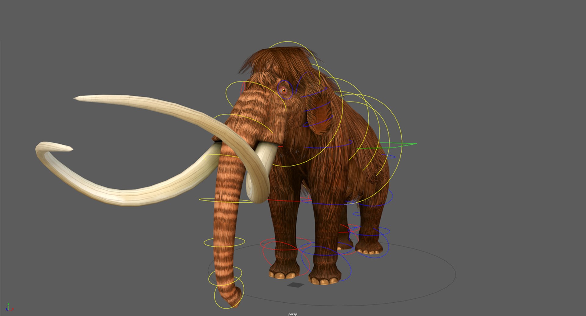 3D mammoth stylized model - TurboSquid 1598302
