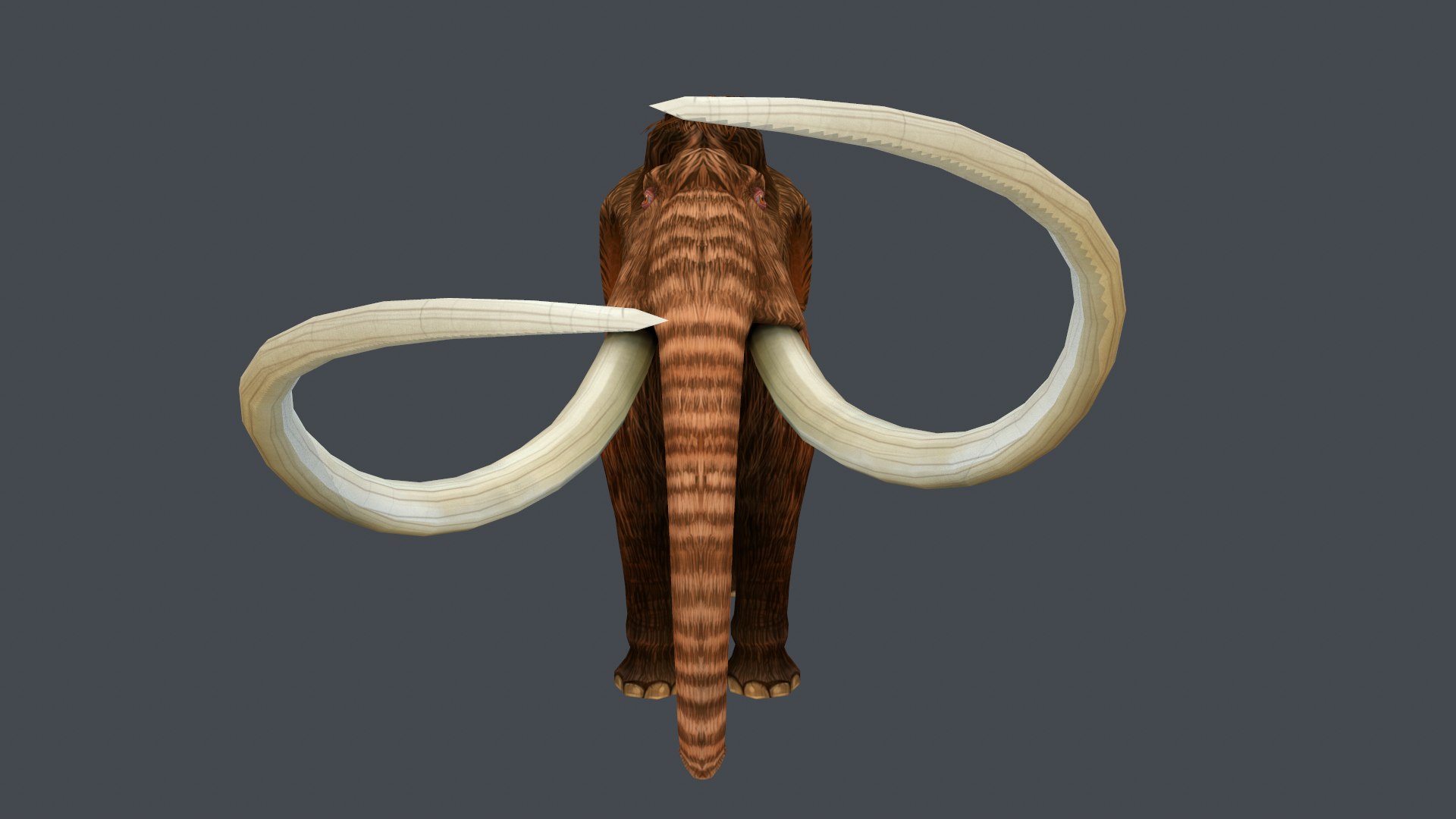 3D mammoth stylized model - TurboSquid 1598302
