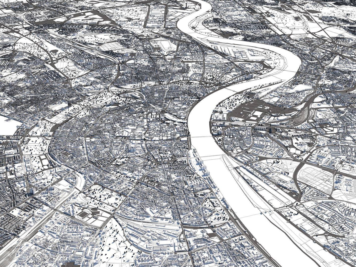 Buildings houses maps 3D - TurboSquid 1446485