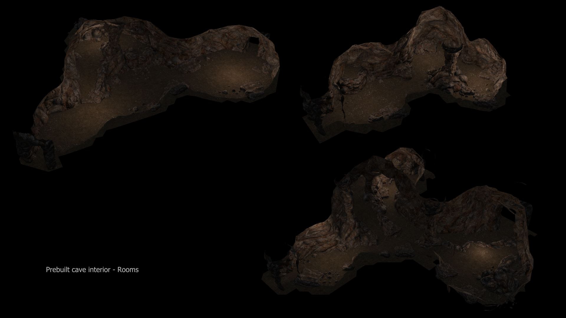 3D Game Ready Cave Interior Tileset - TurboSquid 1859581