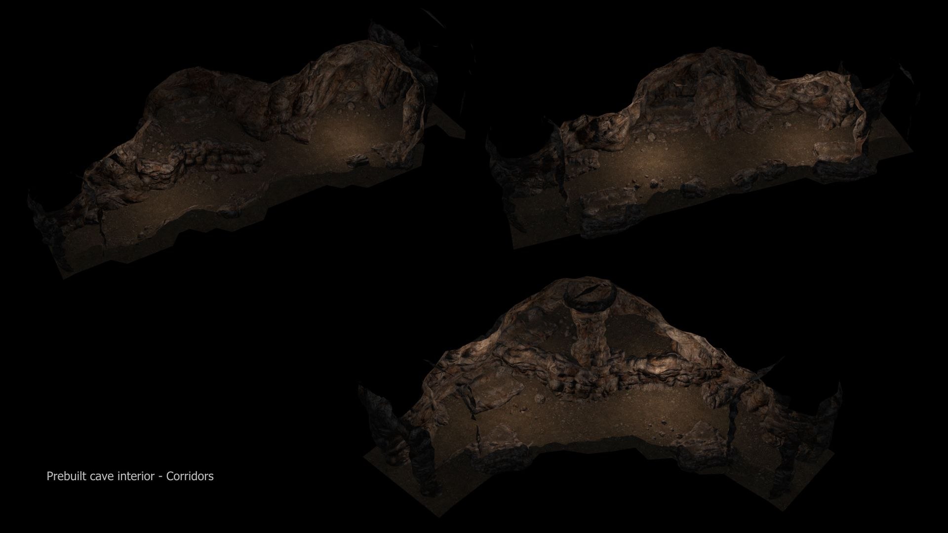 3D Game Ready Cave Interior Tileset - TurboSquid 1859581