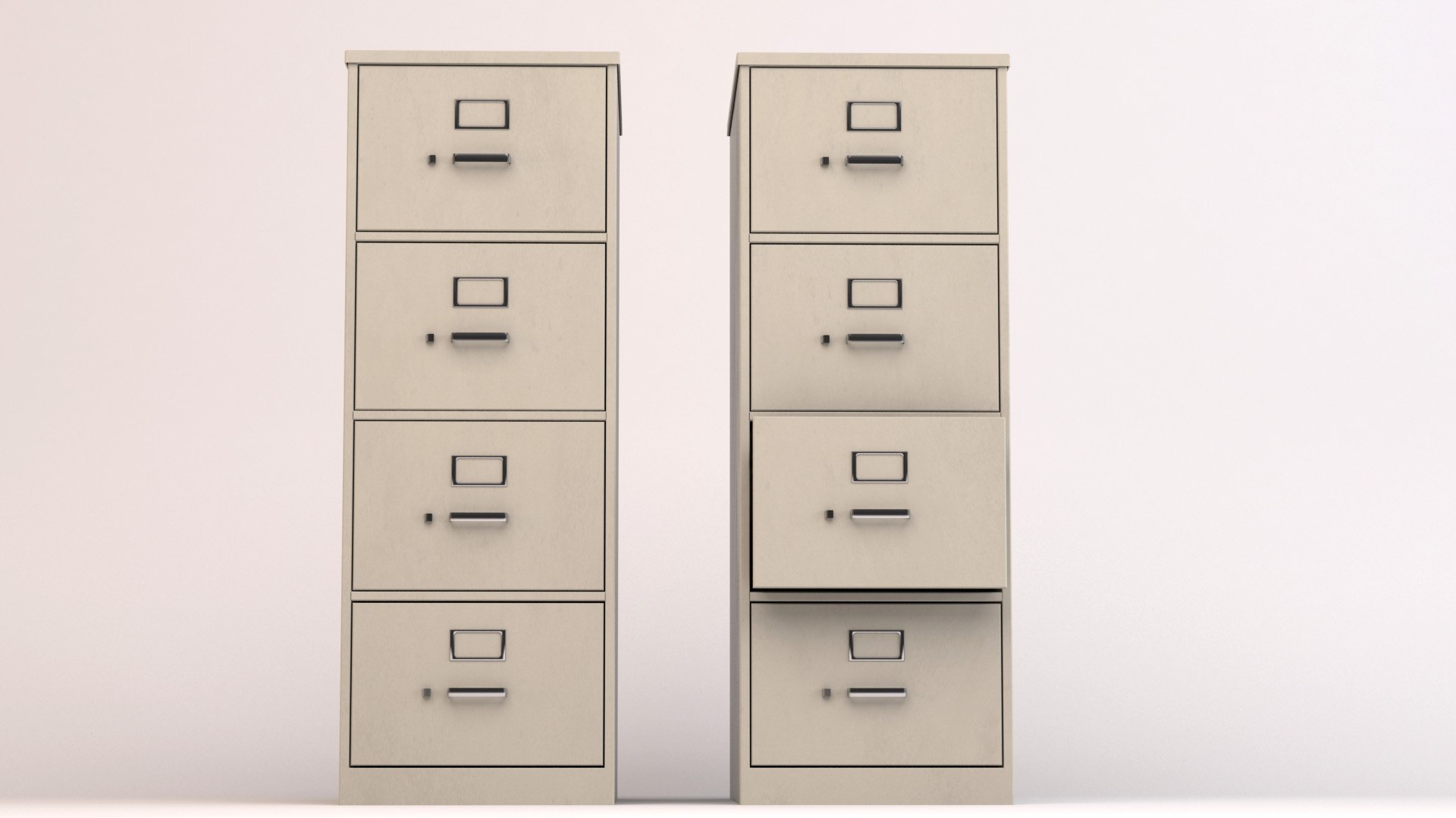 3D Filing Cabinet Model - TurboSquid 1523811