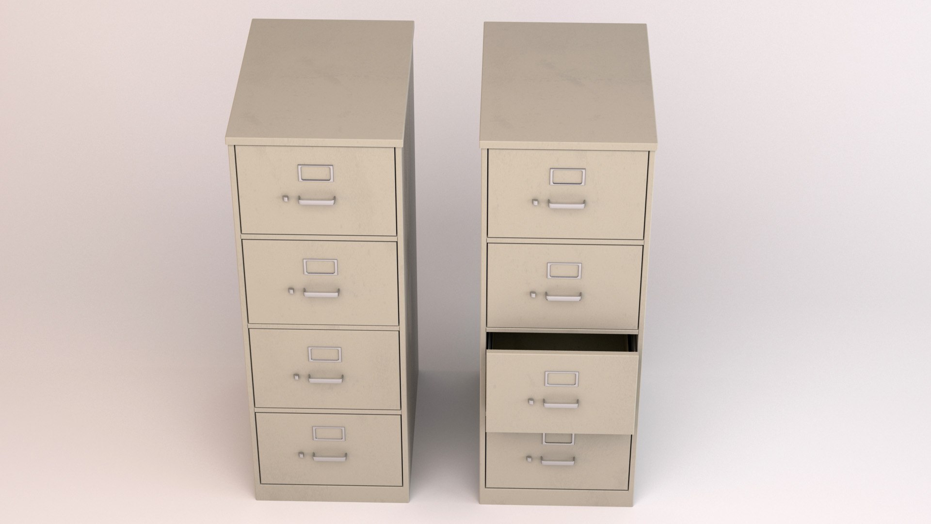 3D Filing Cabinet Model - TurboSquid 1523811