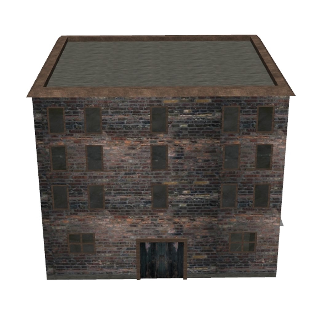 3d Model Victorian Workhouse