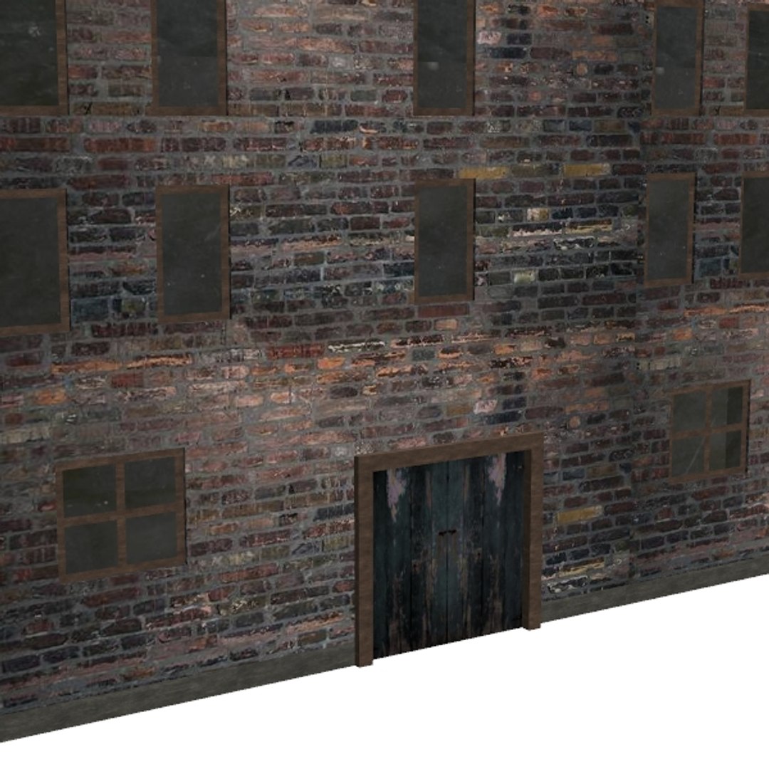 3d Model Victorian Workhouse