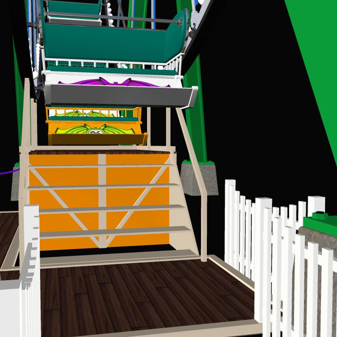ferris wheel 3d model