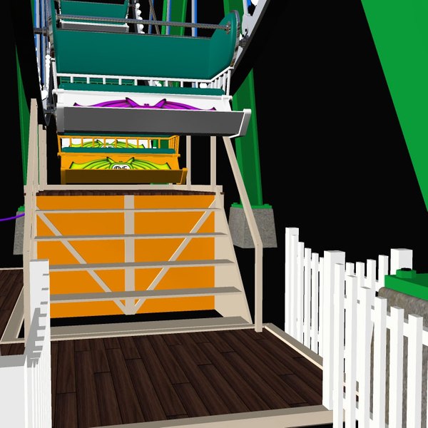 ferris wheel 3d model