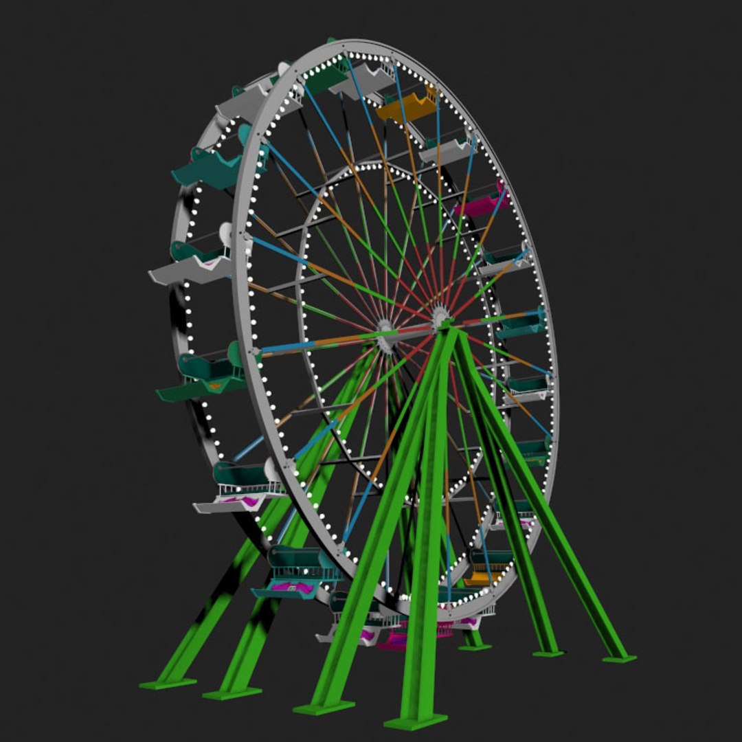 Ferris Wheel 3d Model