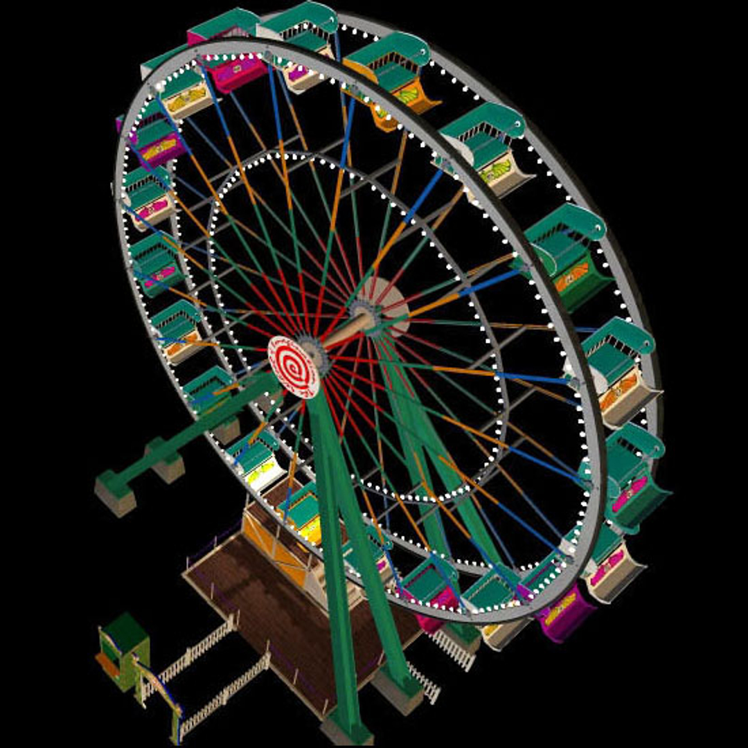 ferris wheel 3d model