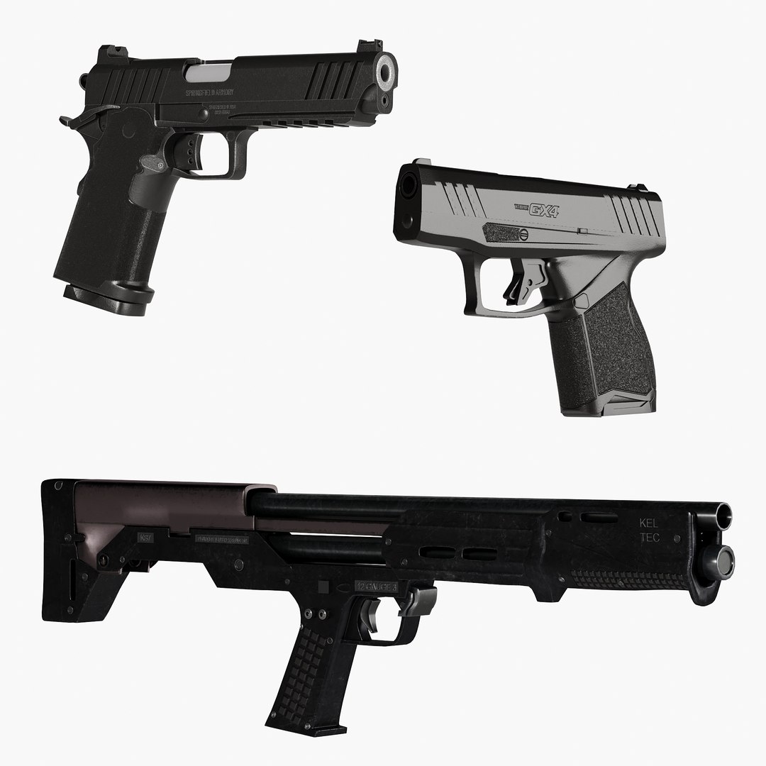 3D Store Show Case 6 Gun Store Model - TurboSquid 2097806