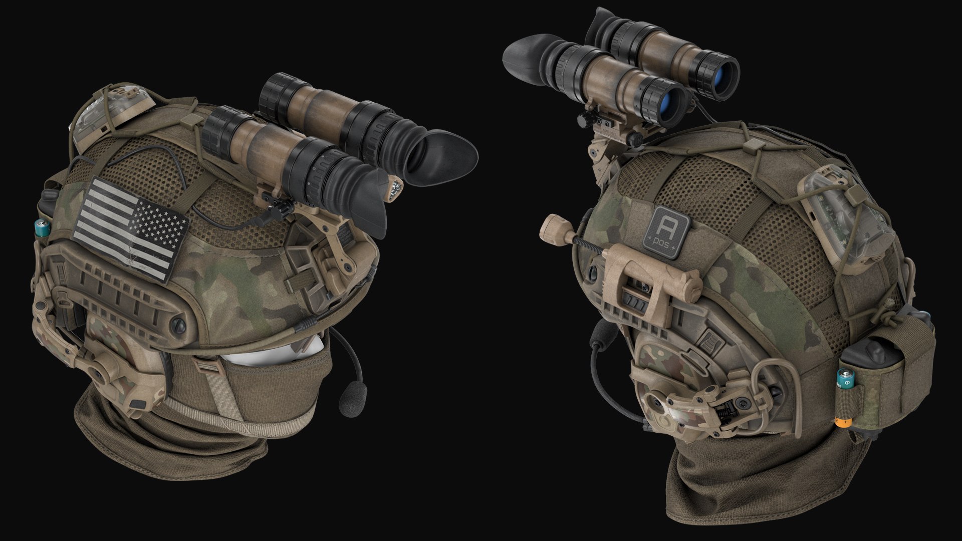 3D Tactical Military Helmet - TurboSquid 1784580