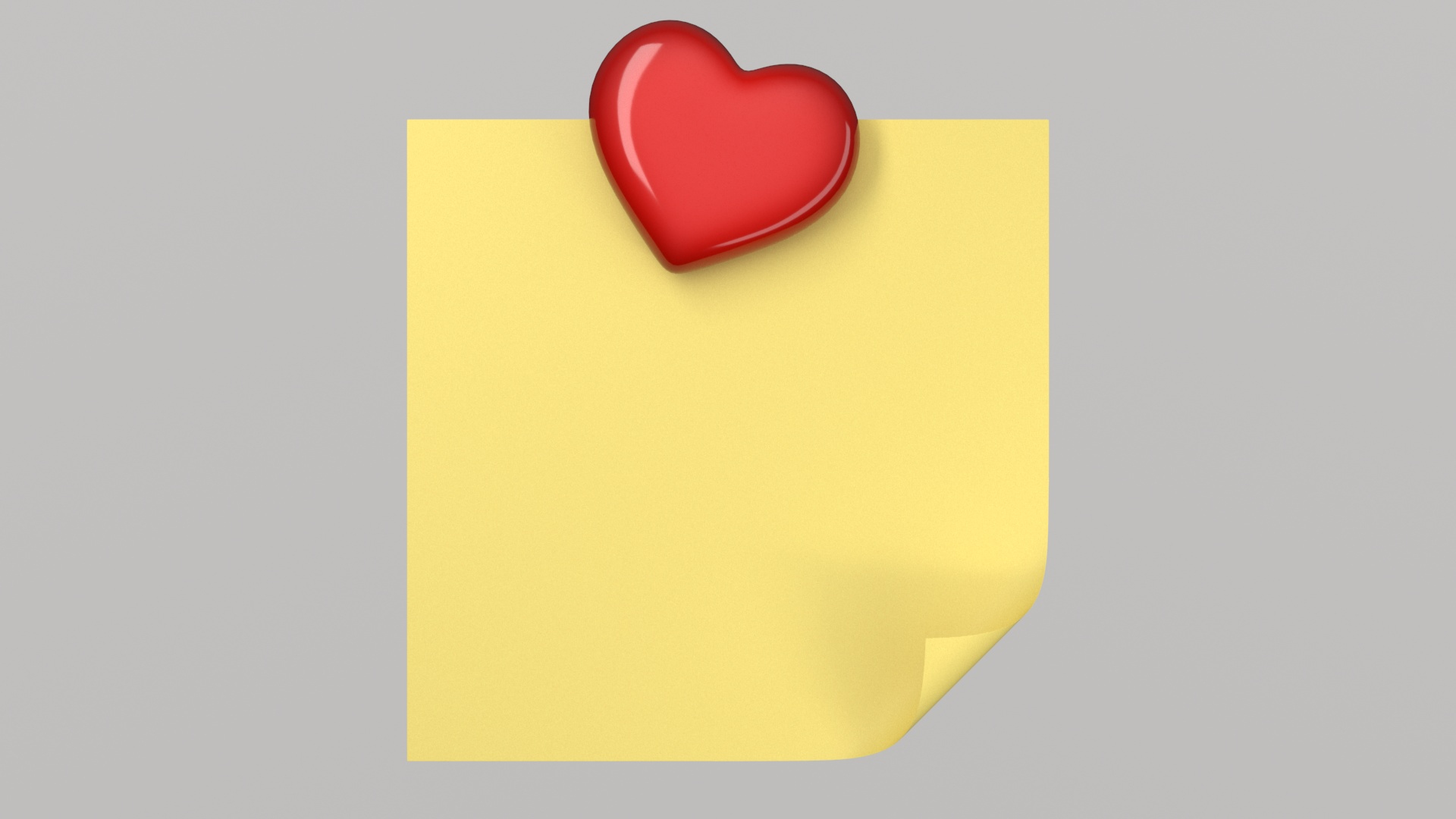 3D Sticky Note With Magnet PBR Model - TurboSquid 2130674