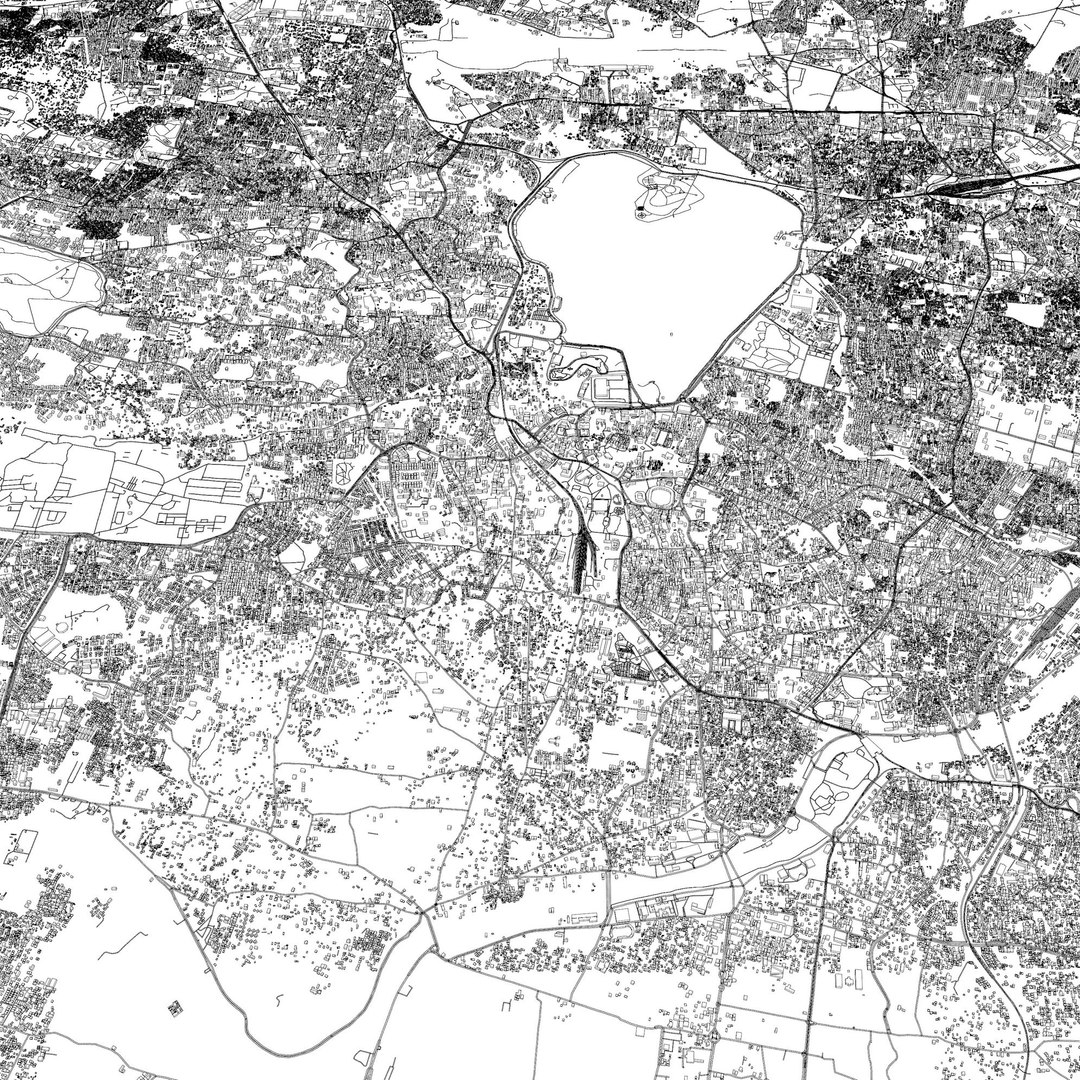 3D Hyderabad India - City And Urban Model - TurboSquid 2226020