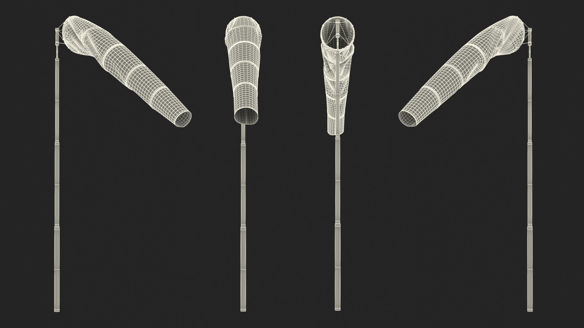 Windsock with Wind Speed 3 Knots model - TurboSquid 2025479