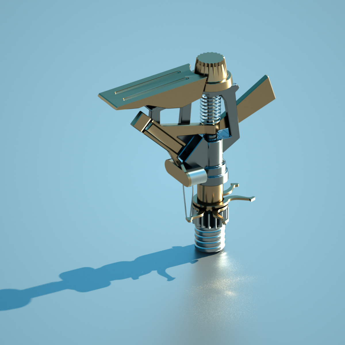 lawn sprinkler 3d model