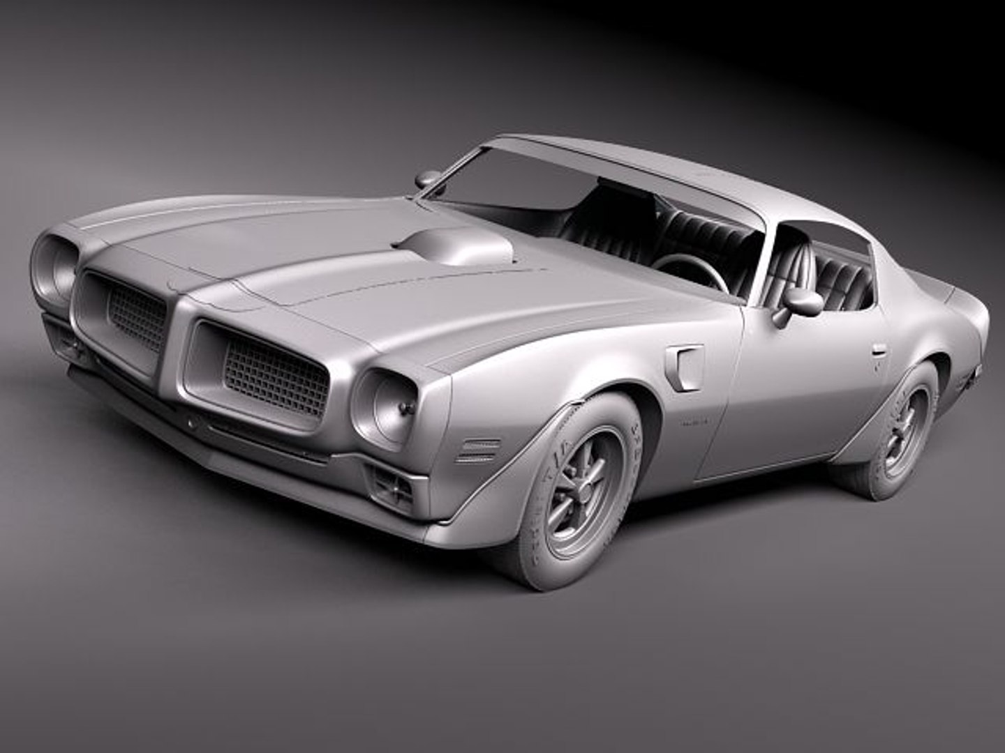 Pontiac Firebird Trans 3d Model