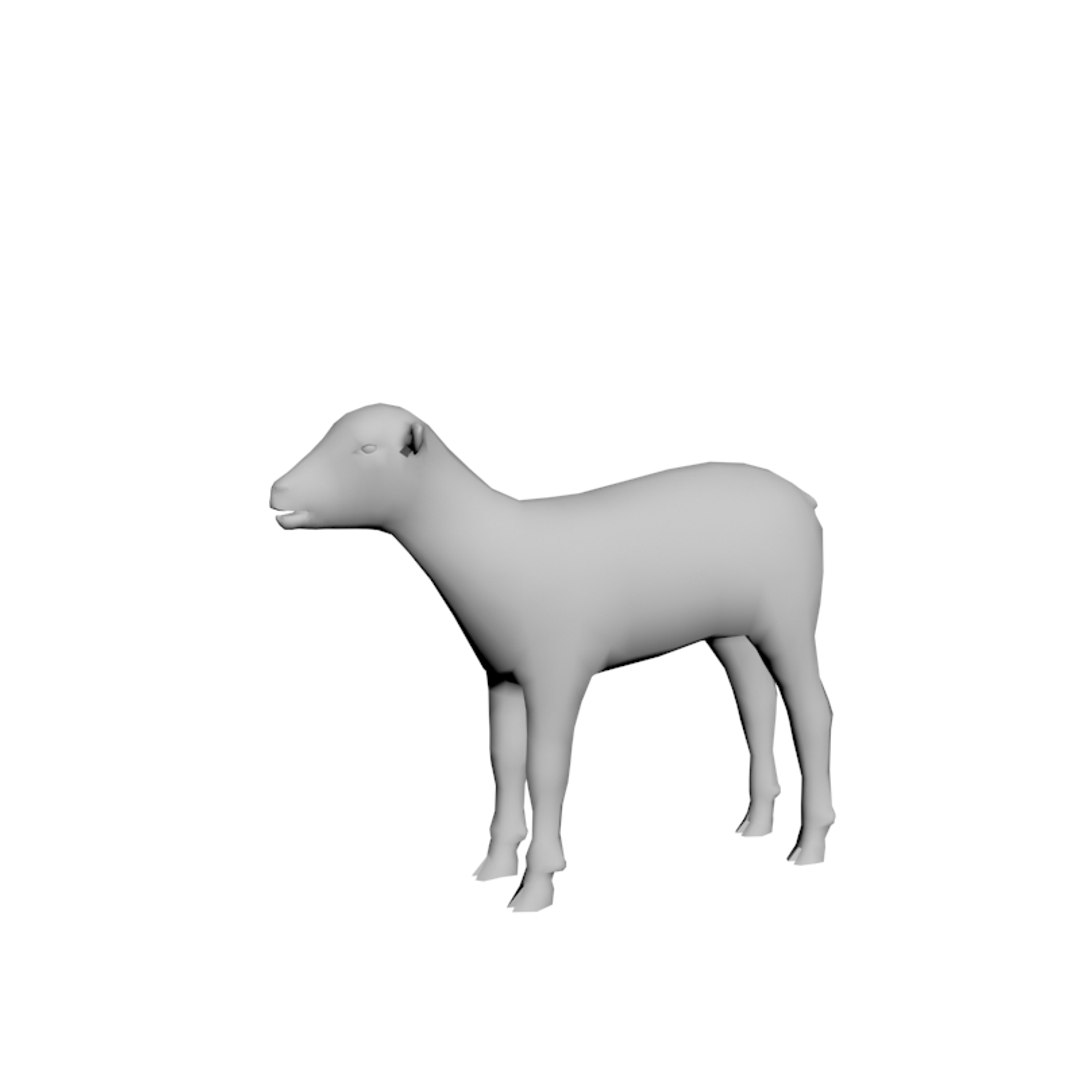 3D Lamb Sheep - TurboSquid 1165387