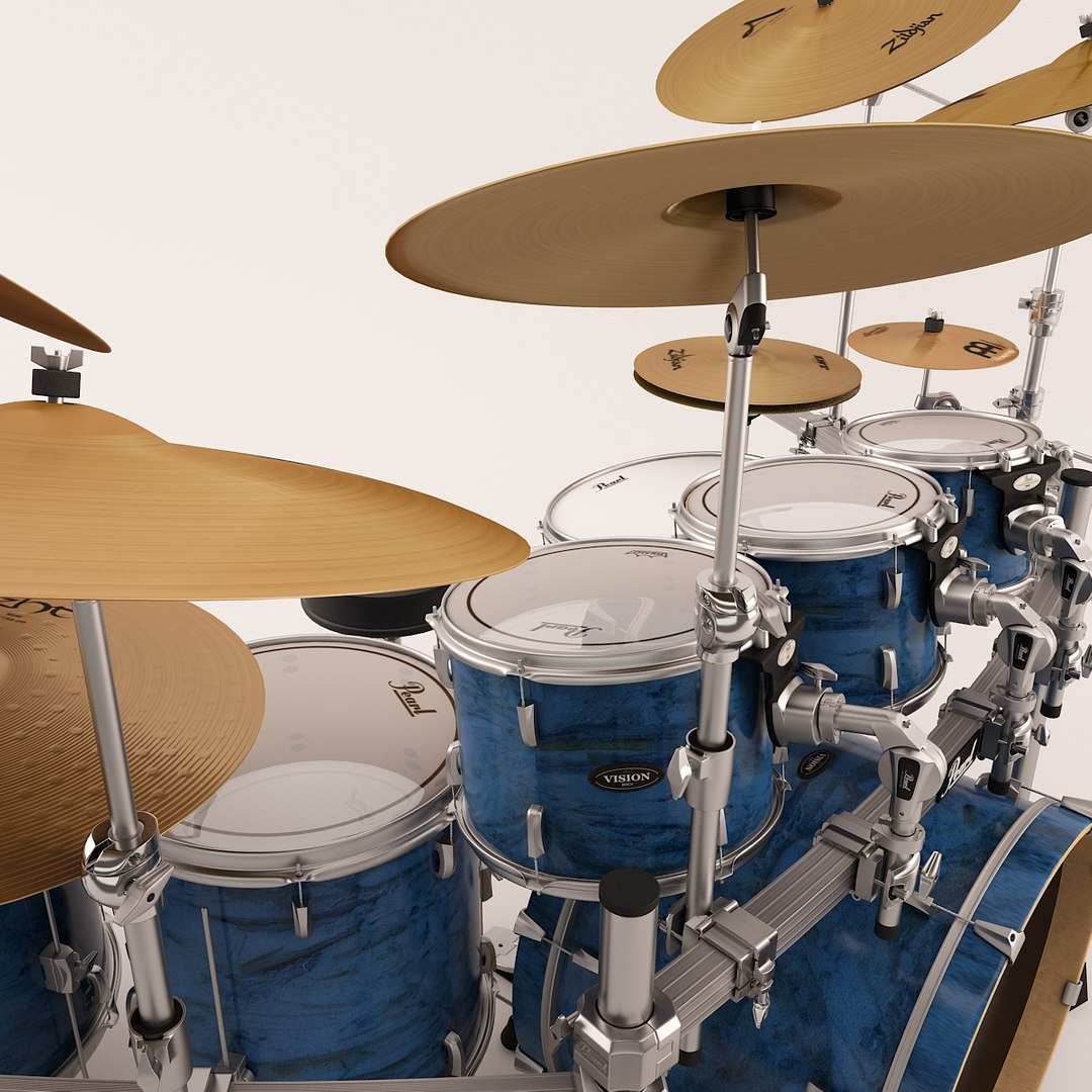 3d model pearl drum rack