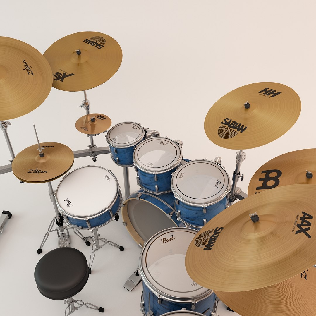3d model pearl drum rack