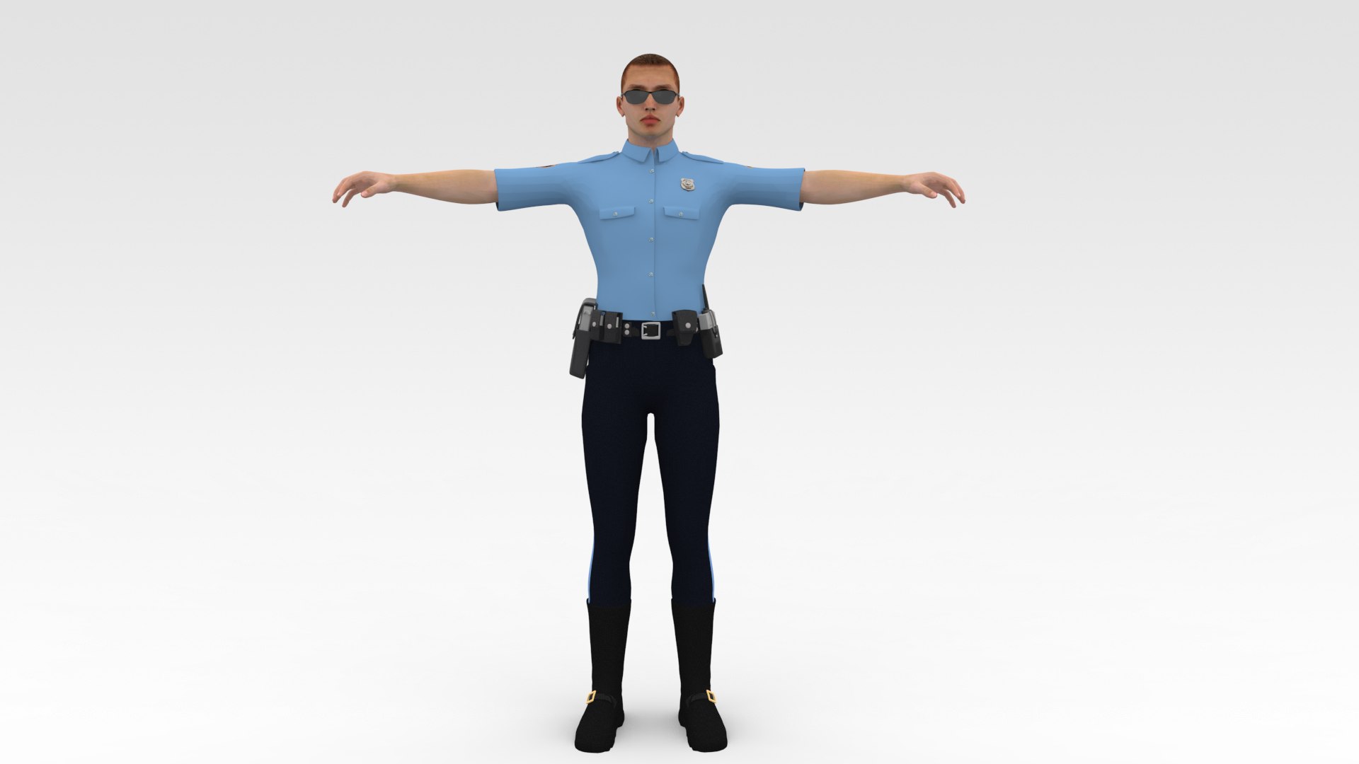 Police Cop 3D Model - TurboSquid 1808676