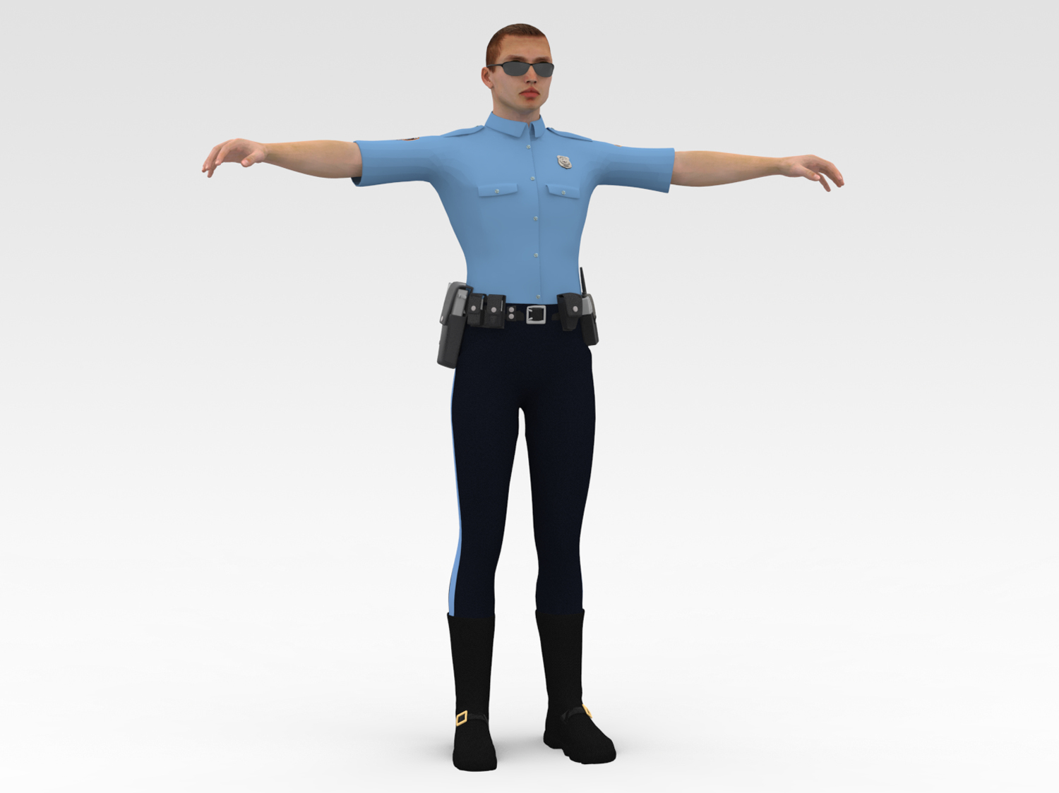 modelo 3d Policía policía - TurboSquid 1808676