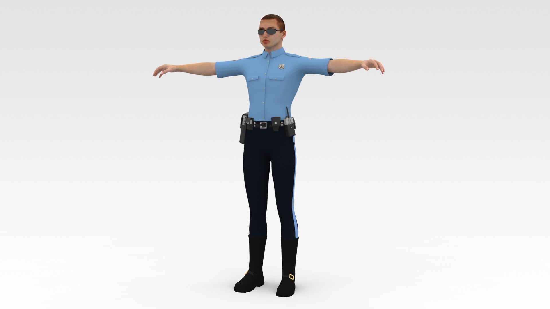 Police Cop 3D Model - TurboSquid 1808676