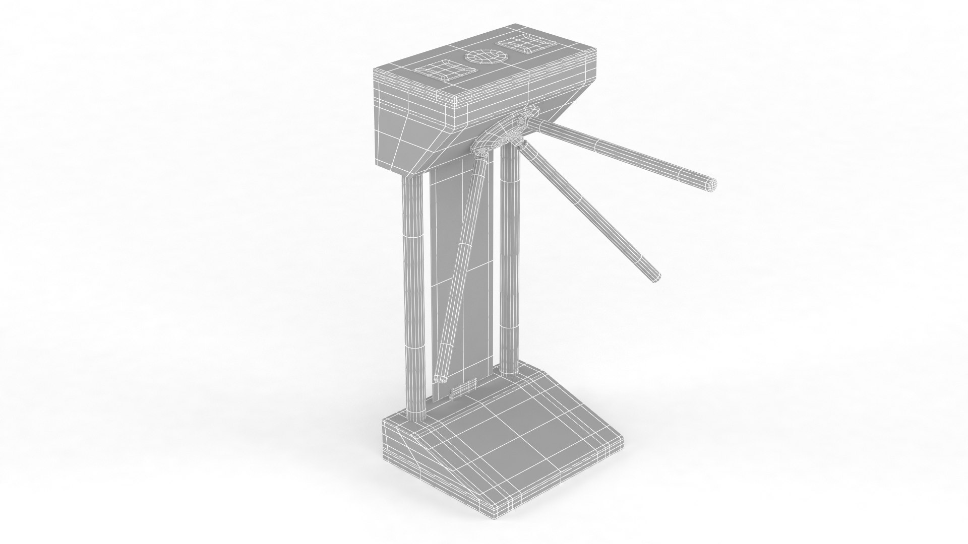 3D Turnstile Gate - TurboSquid 2108819