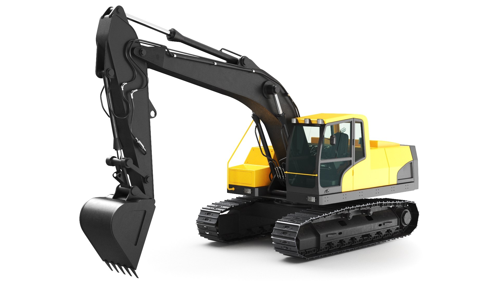 Detailed Excavator 3D Model - TurboSquid 2285697