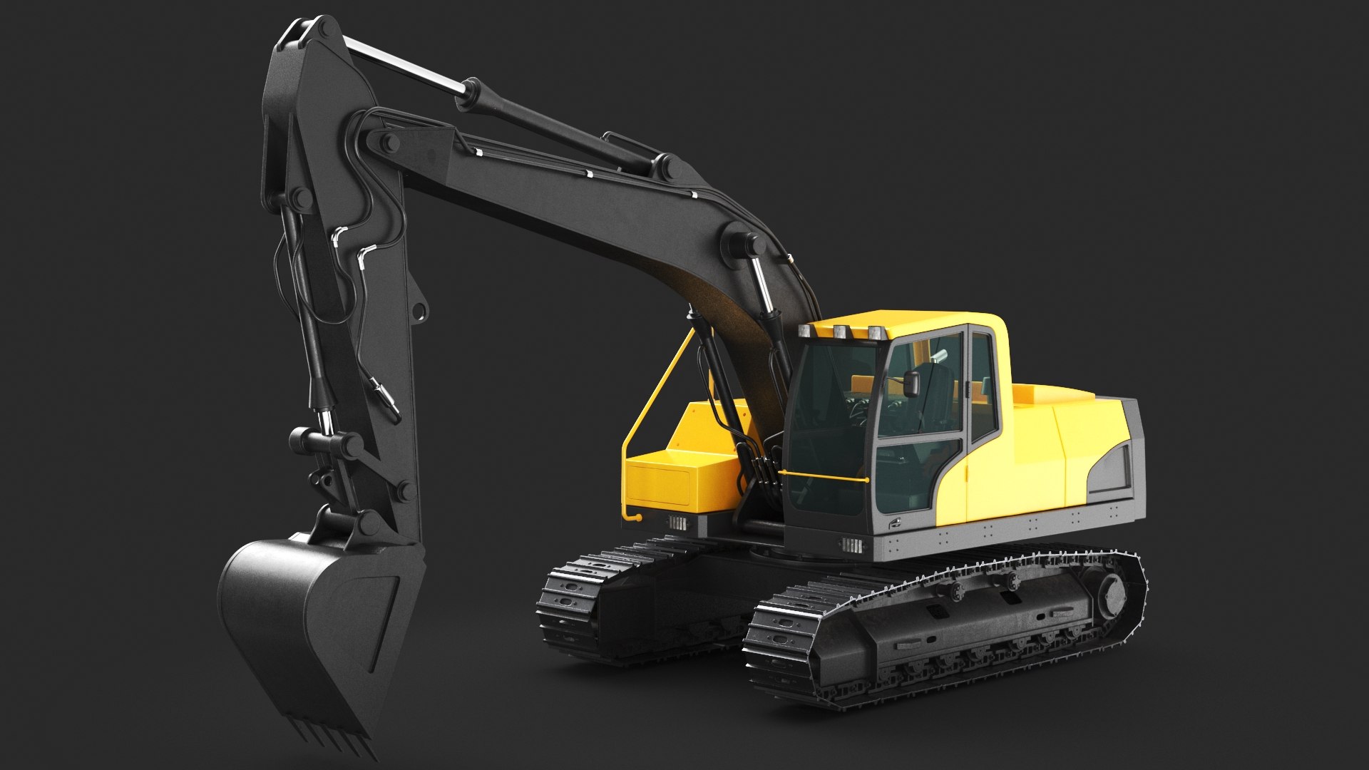 Detailed Excavator 3D Model - TurboSquid 2285697