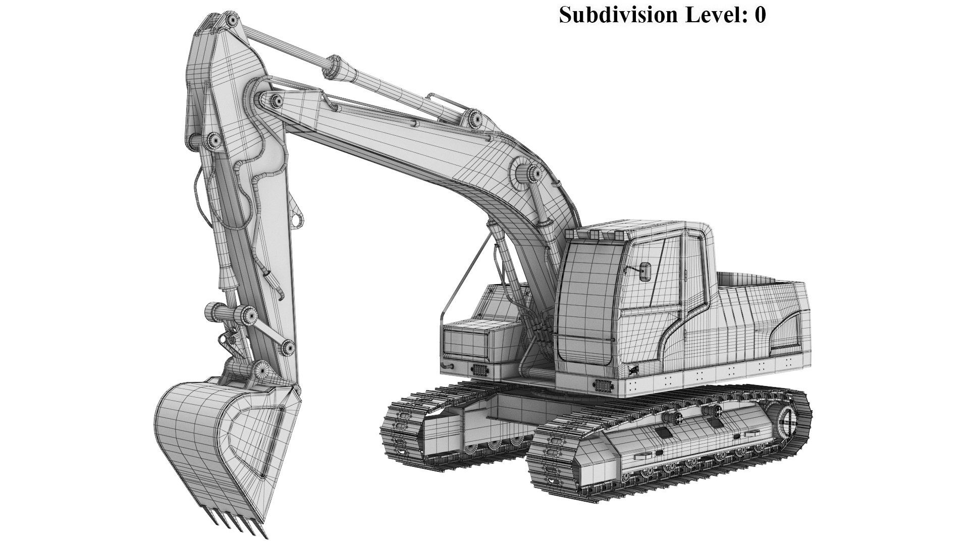 Detailed Excavator 3D Model - TurboSquid 2285697