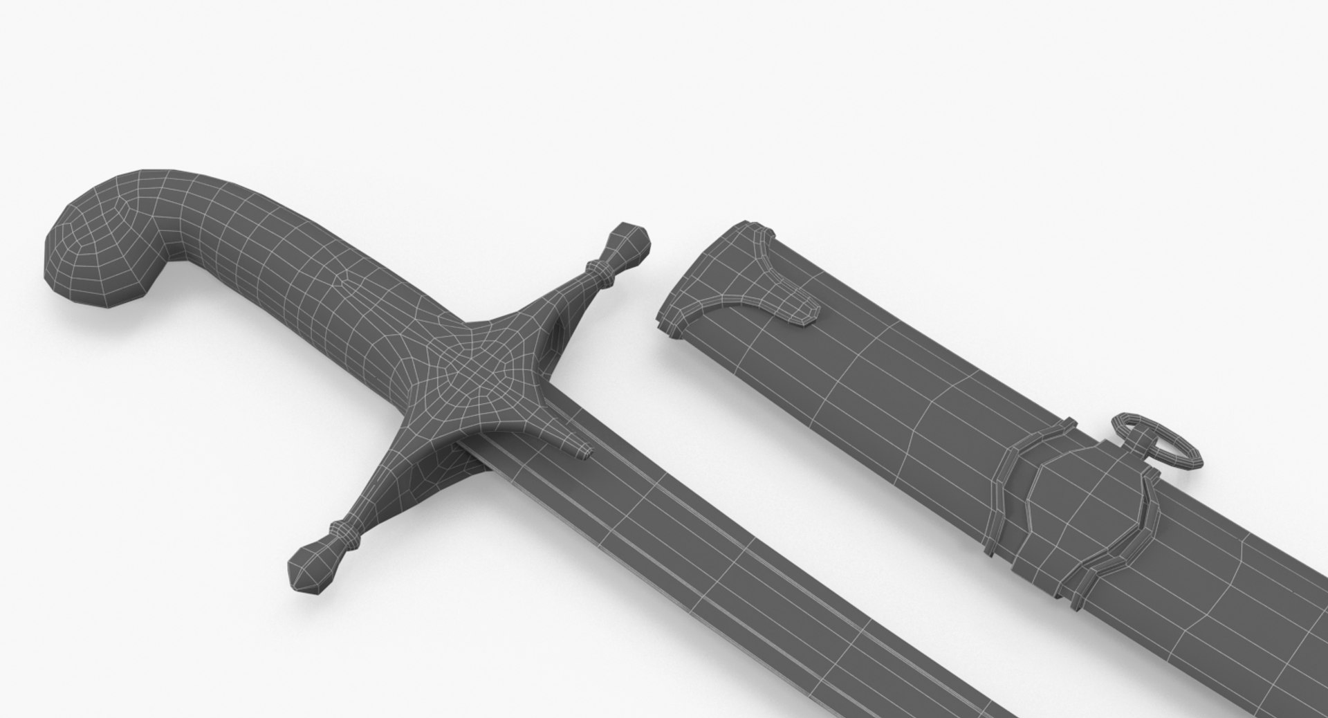 Ottoman Sword 3D Model - TurboSquid 1301355