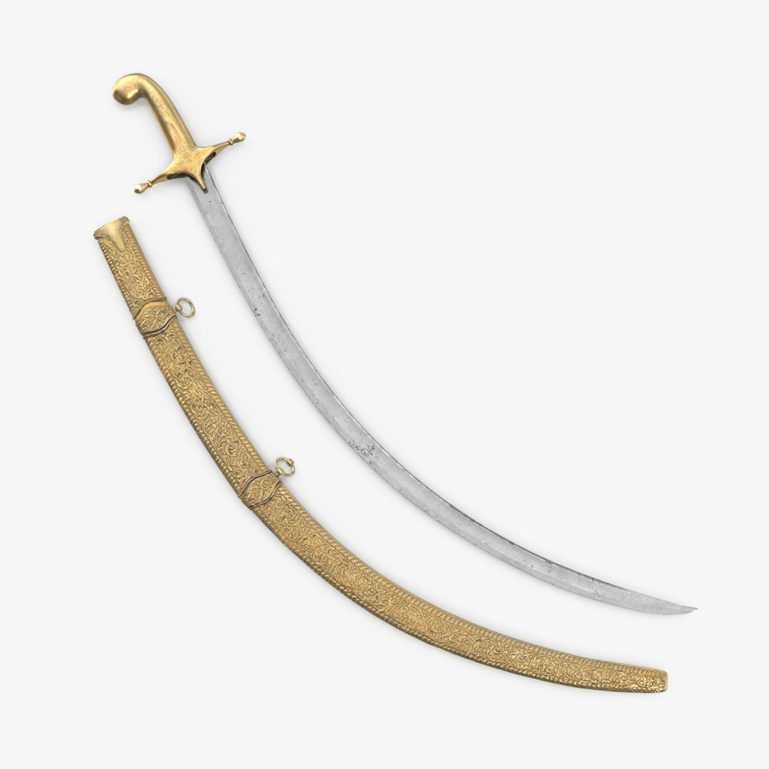 Ottoman Sword 3D Model - TurboSquid 1301355