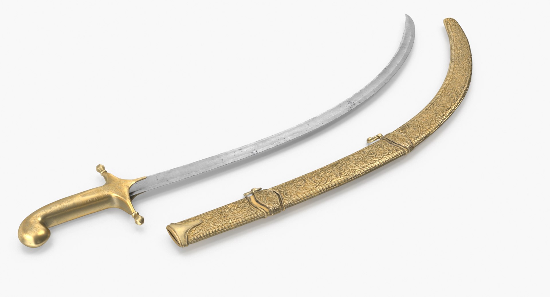 Ottoman Sword 3D Model - TurboSquid 1301355