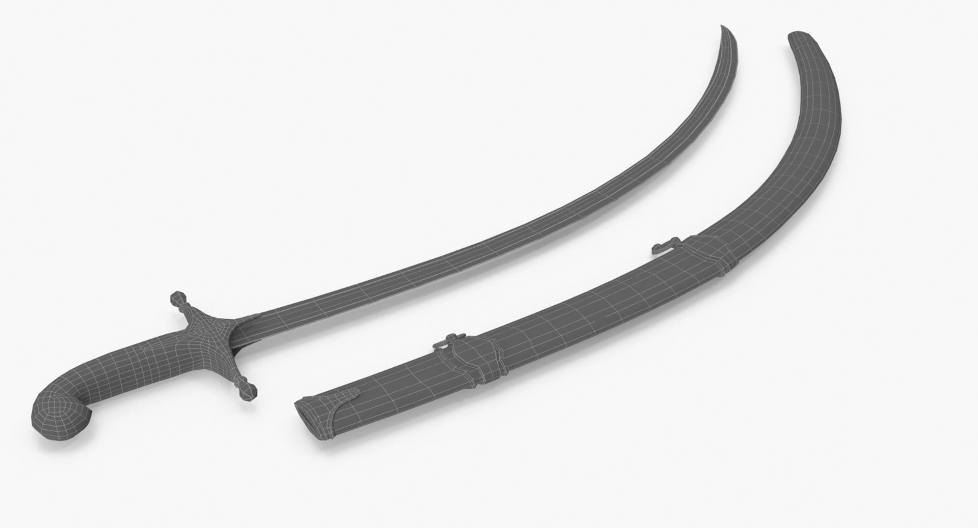 Ottoman Sword 3D Model - TurboSquid 1301355
