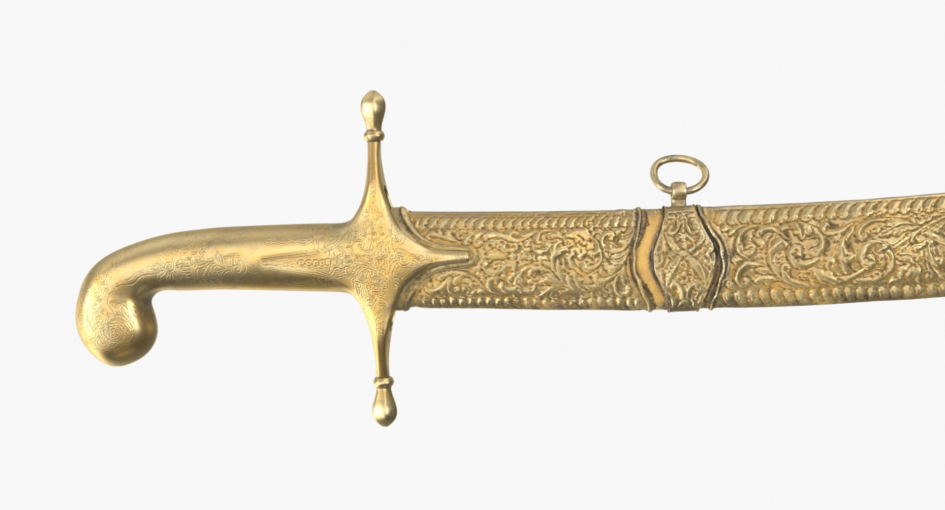 Ottoman Sword 3D Model - TurboSquid 1301355