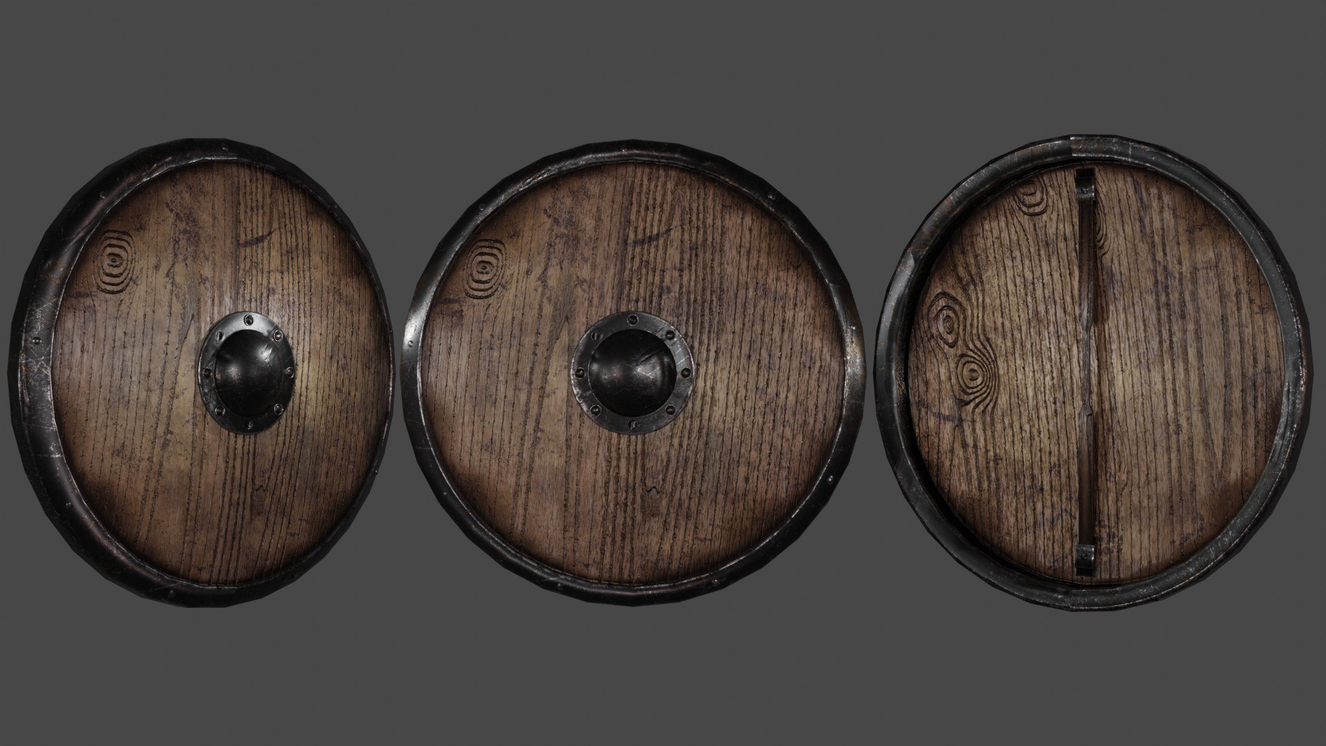 3D Model Shield - Game Ready - TurboSquid 2255149