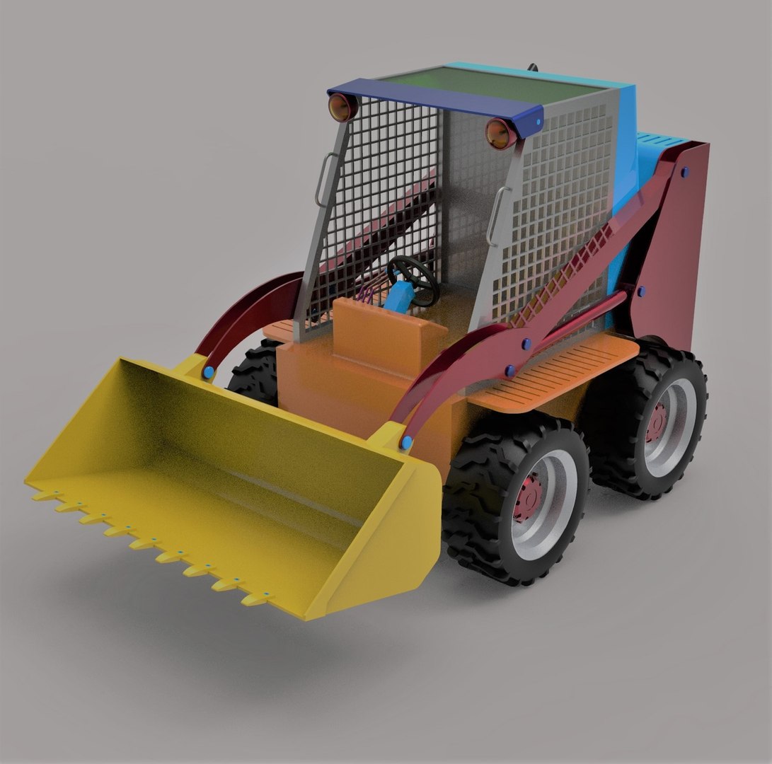 3D Front Loader model - TurboSquid 2051780