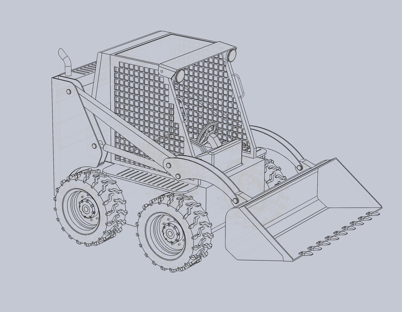 3D Front Loader model - TurboSquid 2051780