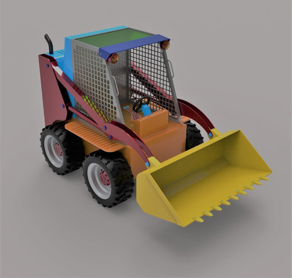 3D Front Loader model - TurboSquid 2051780