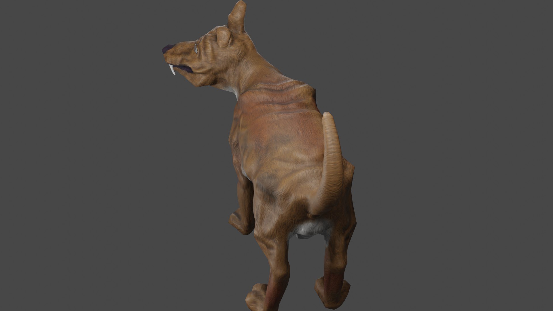 Dog Like Fantasy Creature Monster 3D Model - TurboSquid 1929788