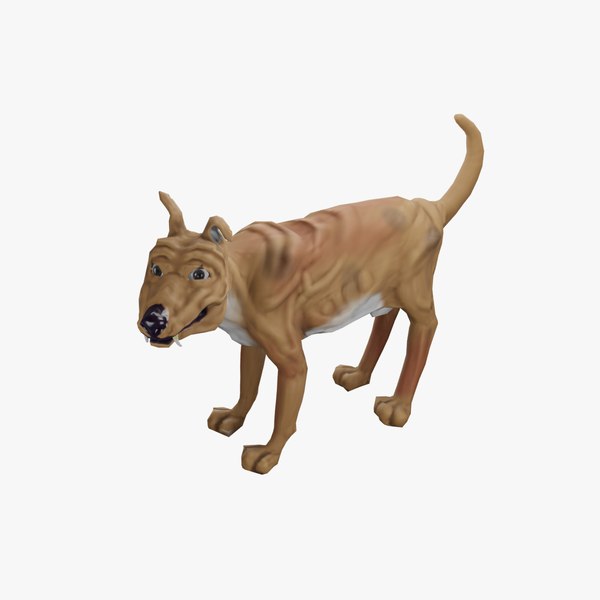 Dog Like Fantasy Creature Monster 3D 모델 - TurboSquid 1929788