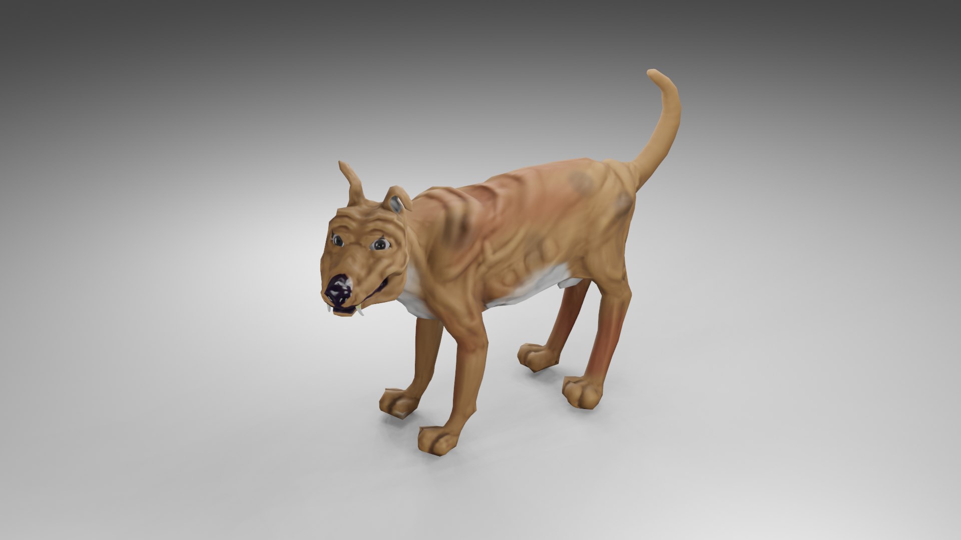 Dog Like Fantasy Creature Monster 3D 모델 - TurboSquid 1929788