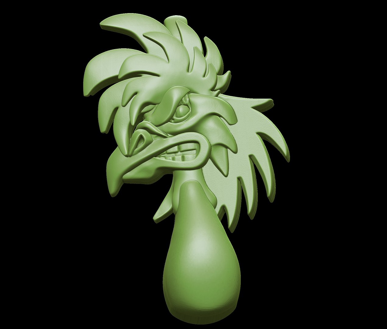 3D Angry Hen Pendant - TurboSquid 2400130