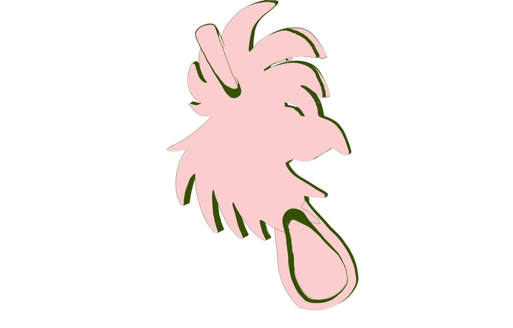 3D Angry Hen Pendant - TurboSquid 2400130