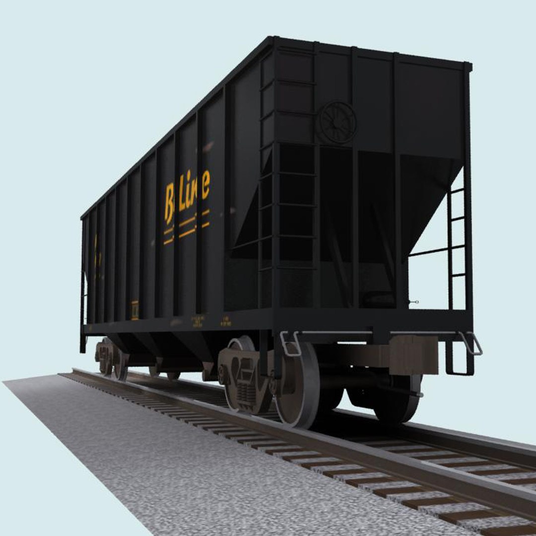 3d Train Car