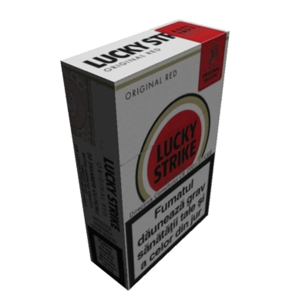 Lucky Strike 3d Model