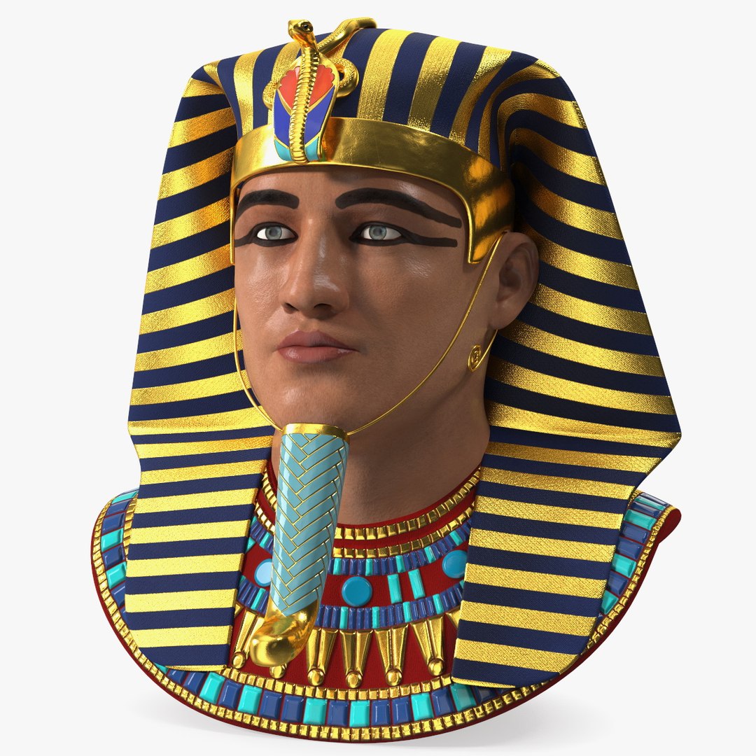 3D Egyptian Pharaoh Head - TurboSquid 2083608
