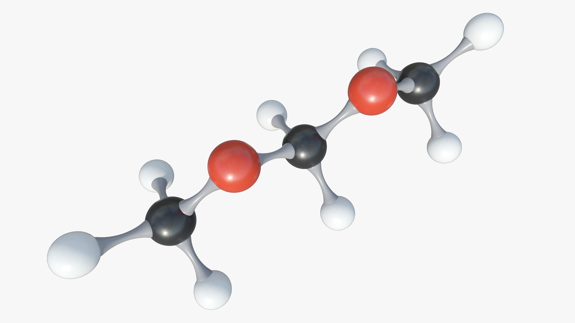 Dimethoxymethane Molecule With PBR 4K 8K 3D Model - TurboSquid 1943243