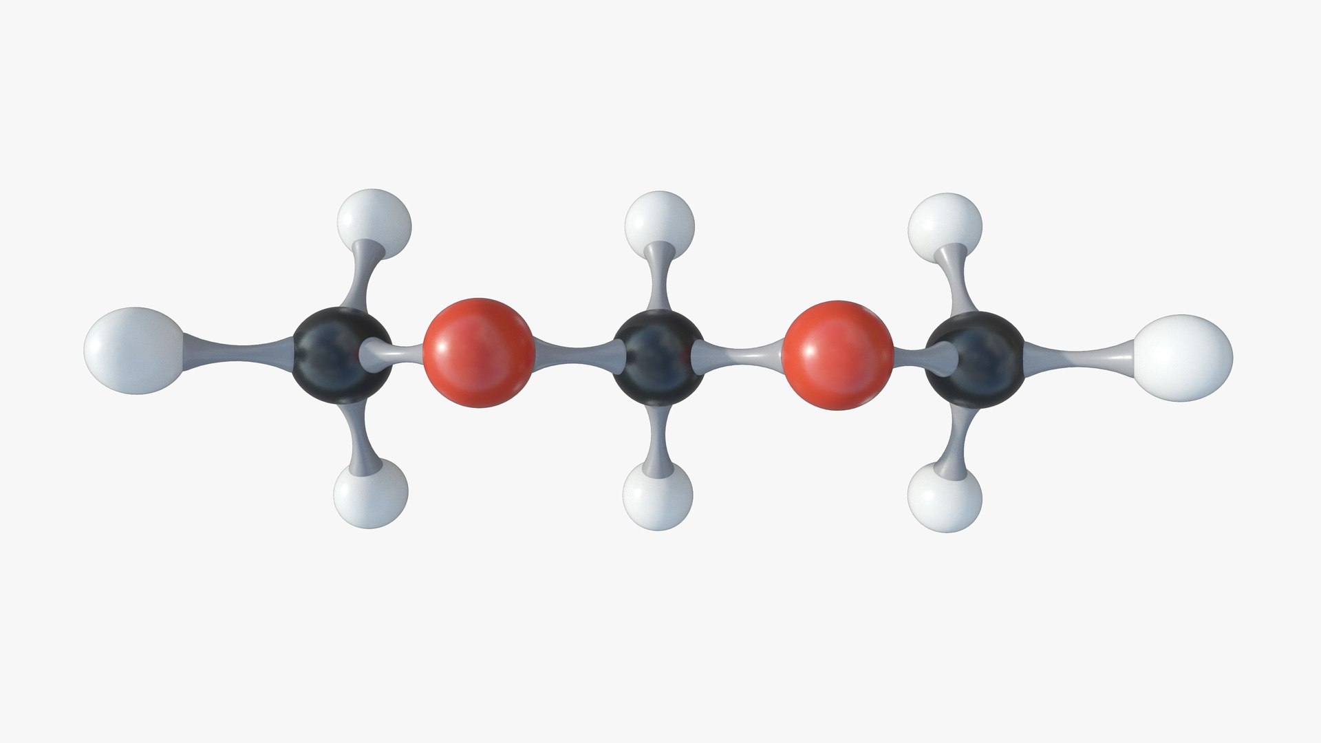 Dimethoxymethane Molecule With PBR 4K 8K 3D Model - TurboSquid 1943243