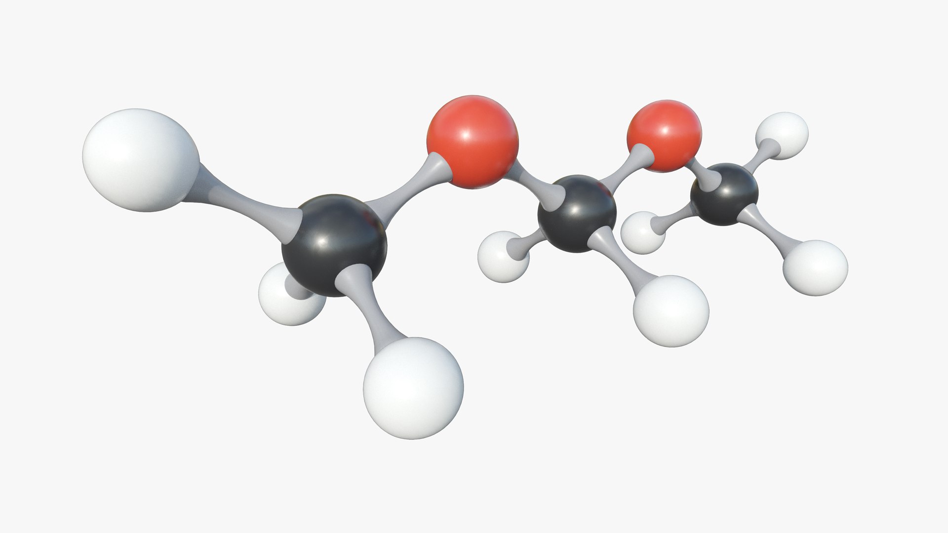 Dimethoxymethane Molecule With PBR 4K 8K 3D Model - TurboSquid 1943243